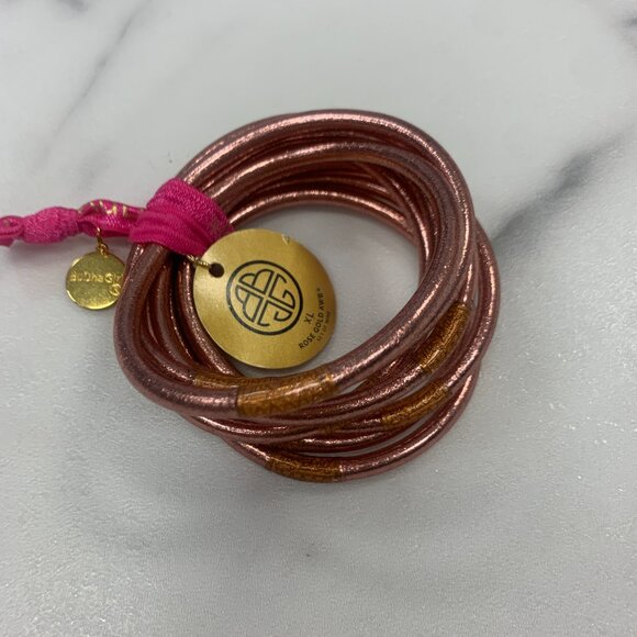 Budhagirl | Jewelry | Rose Goldall Weather Bangles By Budha Girl | Poshmark